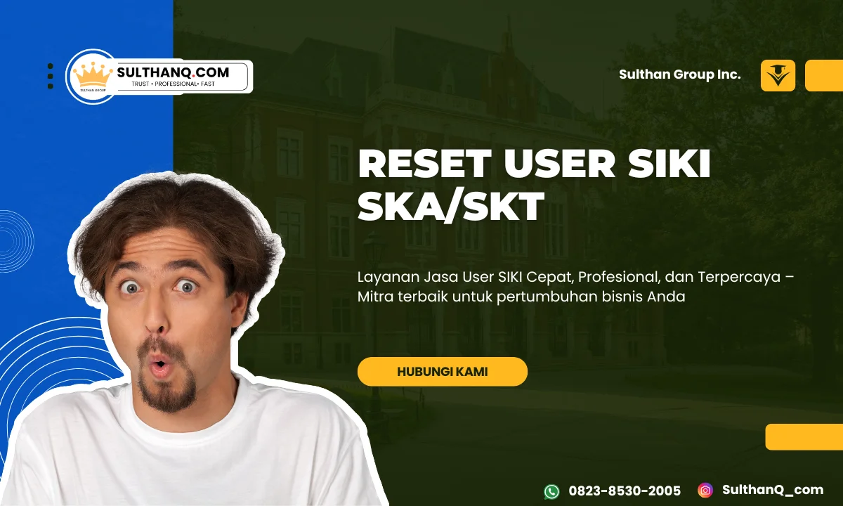 Reset User SIKI SKA/SKT - SulthanQ.com